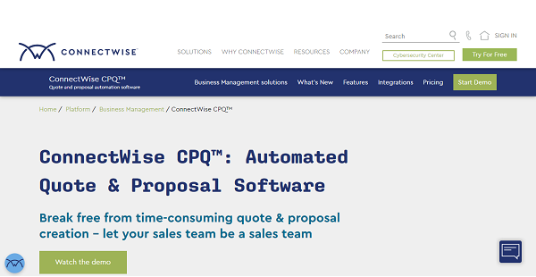 ConnectWise CPQ™ Reviews: Pricing & Software Features 2024 ...
