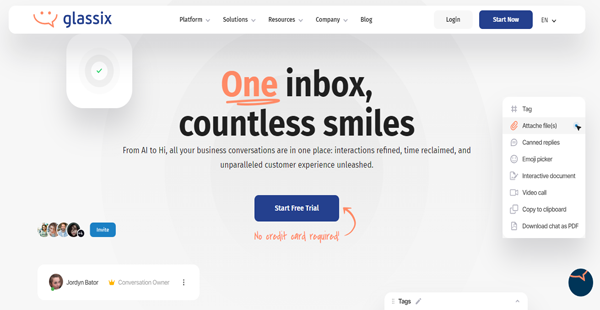 Glassix Reviews: Pricing & Software Features 2024 - Financesonline.com