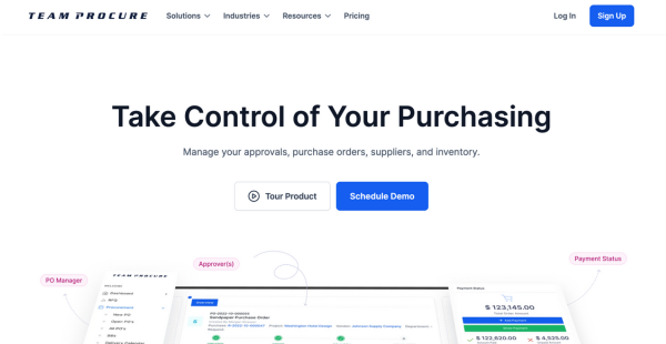 Team Procure Reviews: Pricing & Software Features 2024 - Financesonline.com