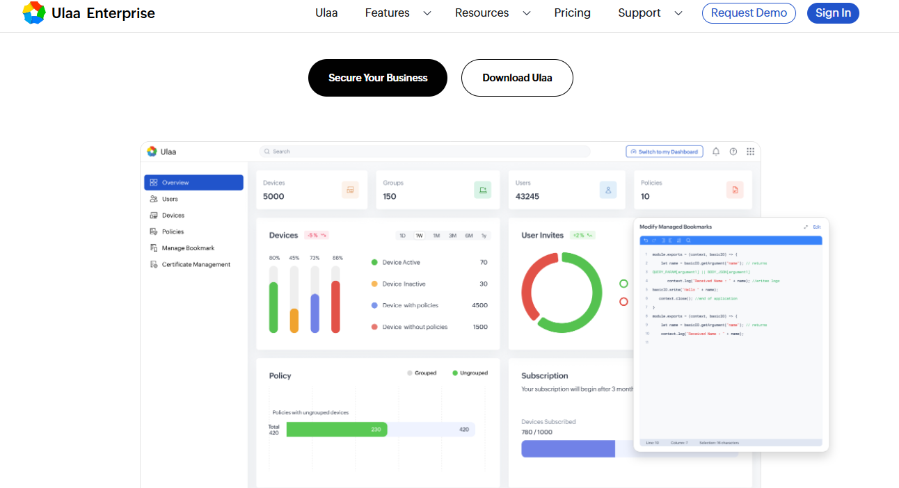 Ulaa Enterprise Reviews: Pricing & Software Features 2024 ...